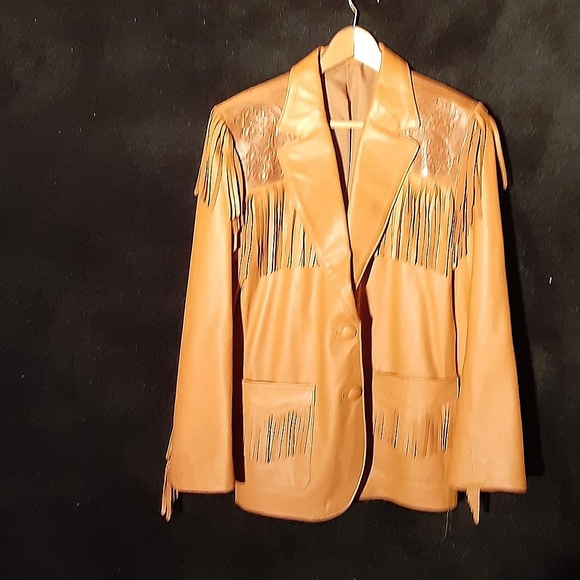 Jackets & Coats | Hand Tooled Leather Jacket | Poshmark